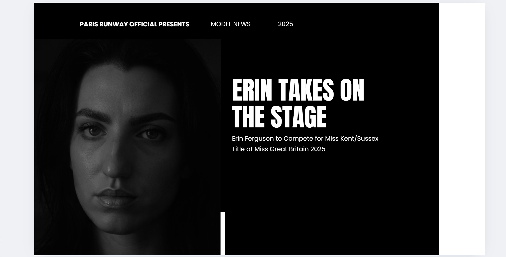 Erin Ferguson to Compete for Miss Kent/Sussex Title at Miss Great Brit ...