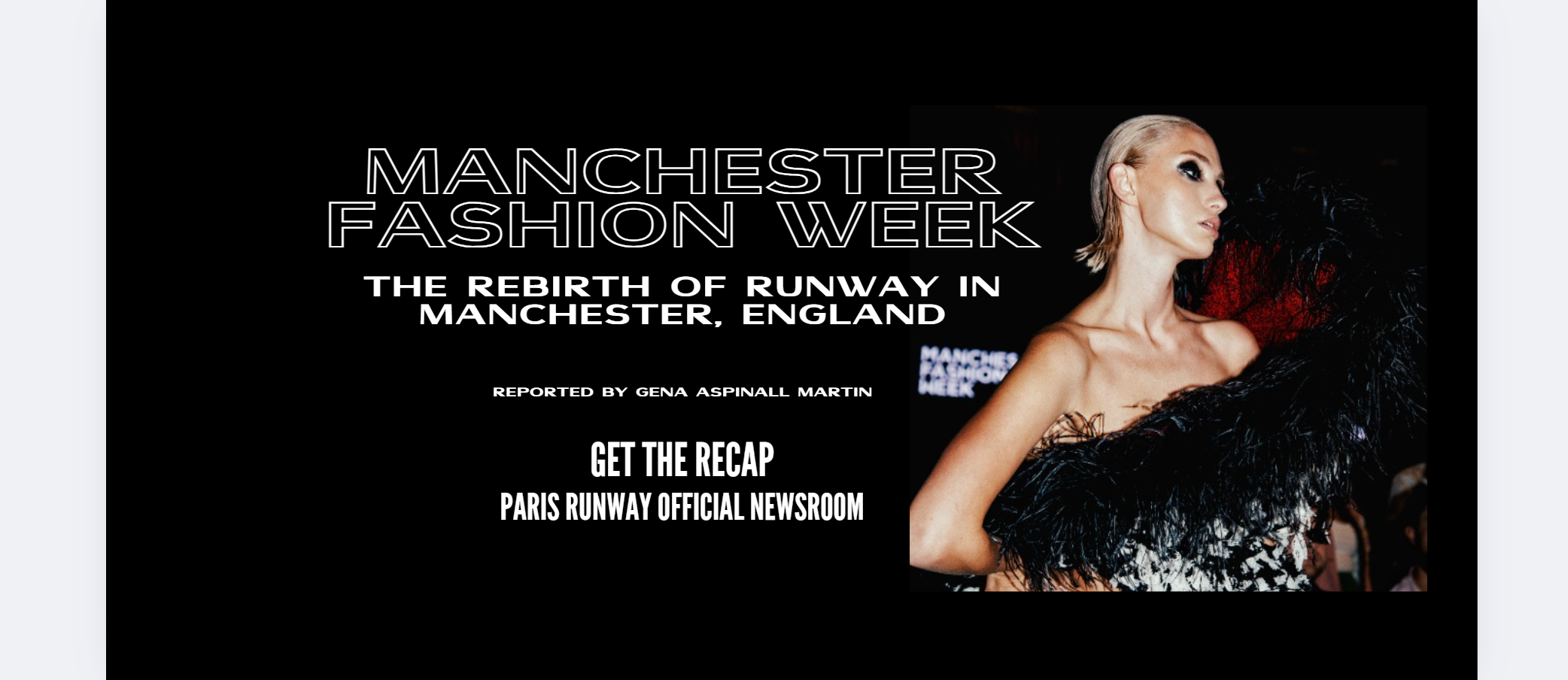 Manchester Fashion Week Reinforces the City’s Status as a Global Fashi ...
