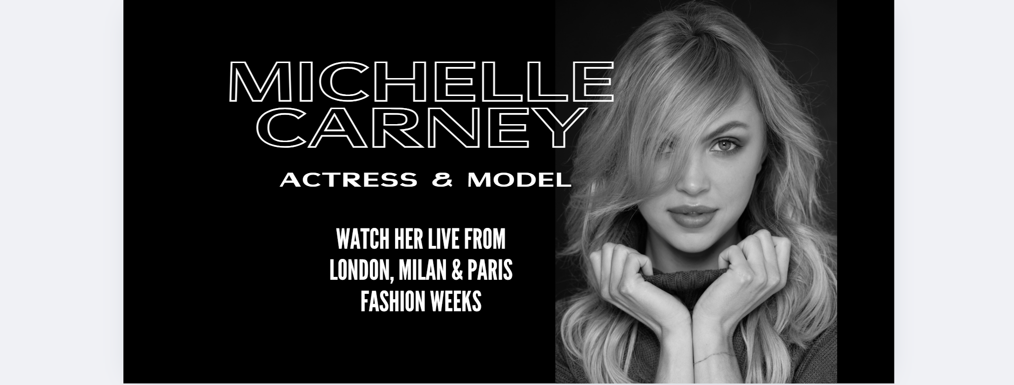From Columbus to the Catwalks of Paris: Meet Michelle Carney, the Actr ...